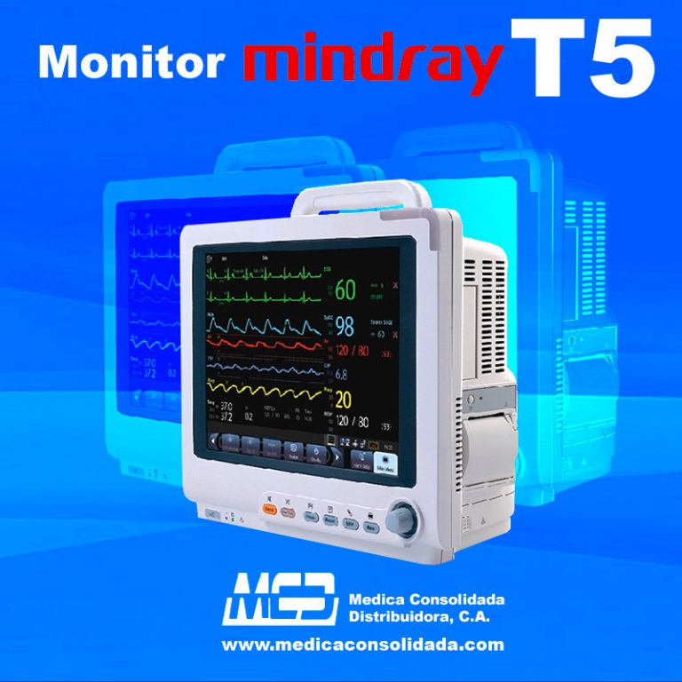 Monitor T5 de Mindray – Médica Consolidada Distribuidora c.a.
