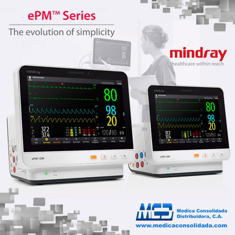 Monitores Mindray Series ePM – Médica Consolidada Distribuidora c.a.