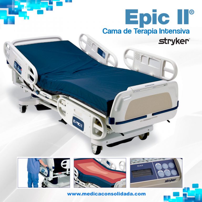Cama de terapia intensiva Epic II de Striker – Médica Consolidada ...